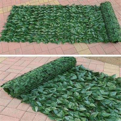 Clôture de jardin feuille verte artificielle - SHOPIBEST